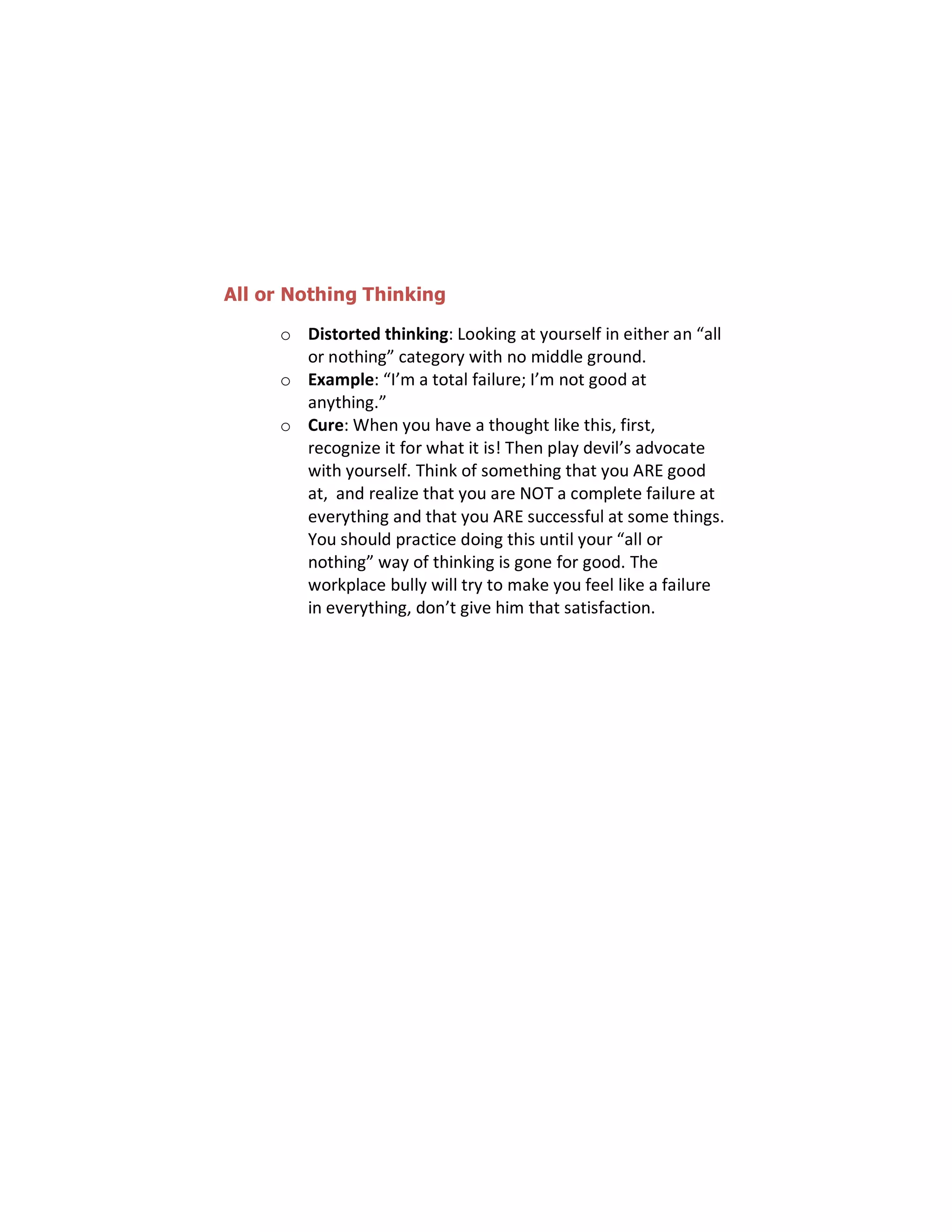 Rising above the workplace bully | PDF