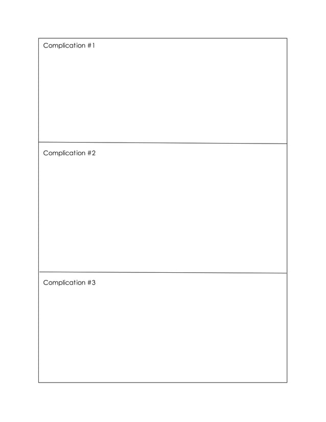 Rising action graphic organizer | DOCX