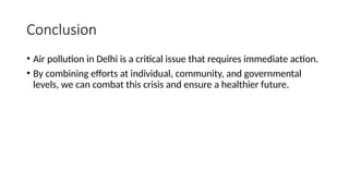 Rising Air Pollution in Delhi and their impact.pptx