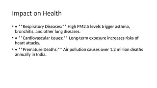 Rising Air Pollution in Delhi and their impact.pptx