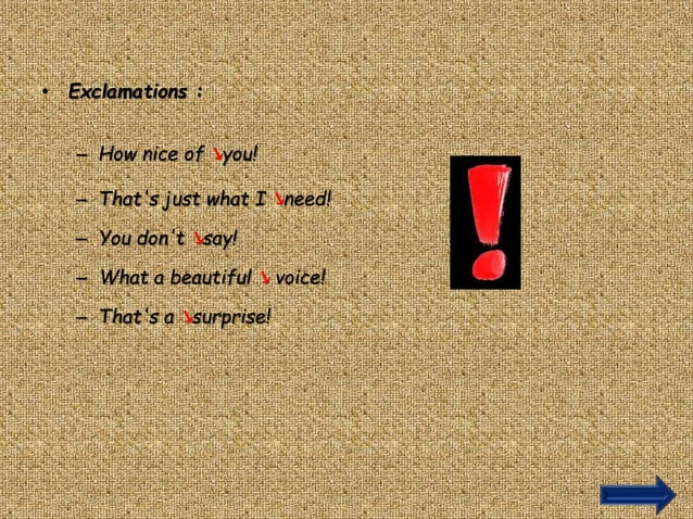 Rising and Falling Intonation | PPTX | Education