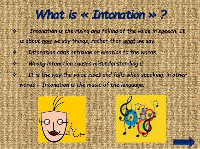 Rising and Falling Intonation | PPTX | Education