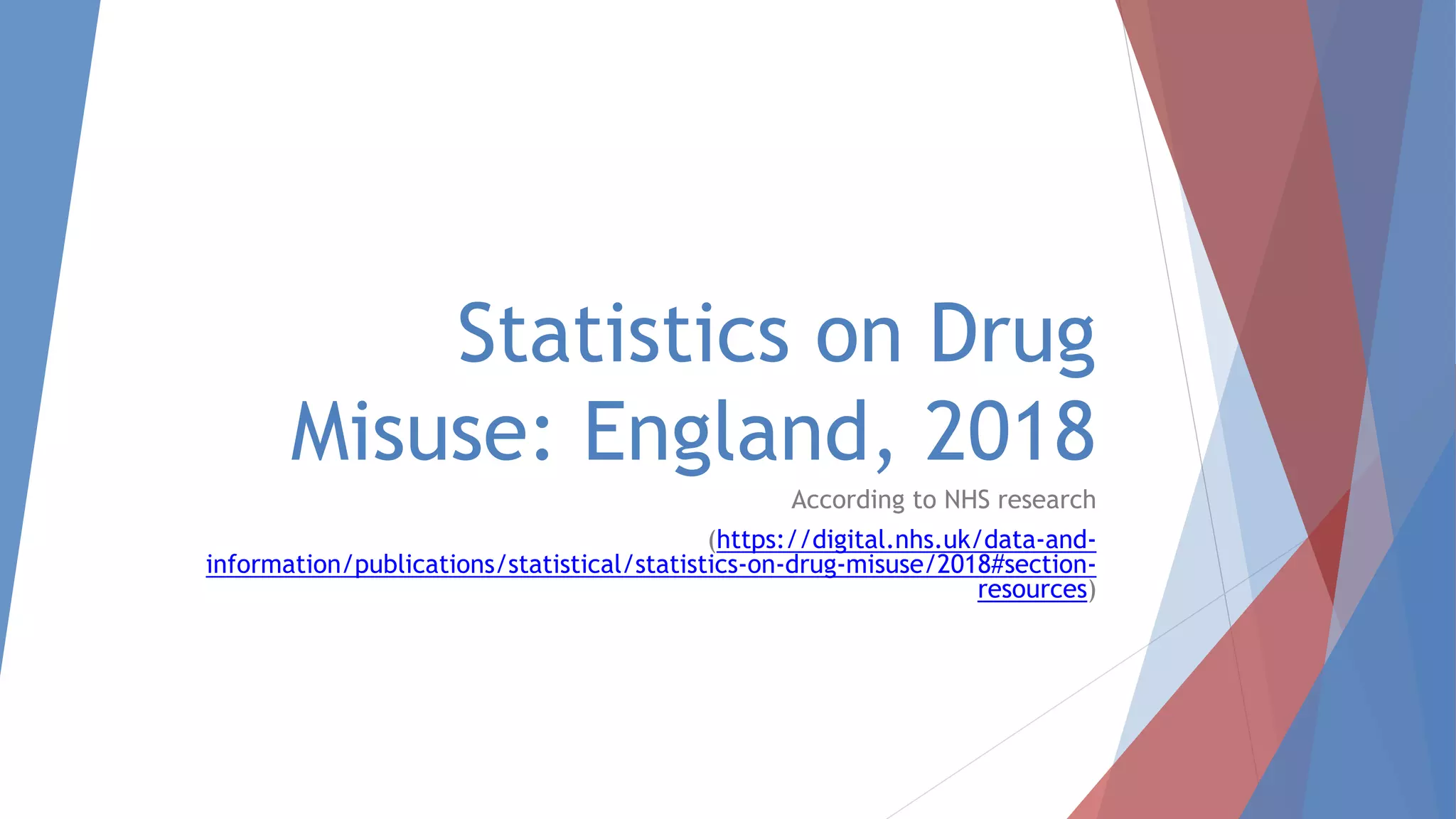 NHS Drug Statistics | PPTX