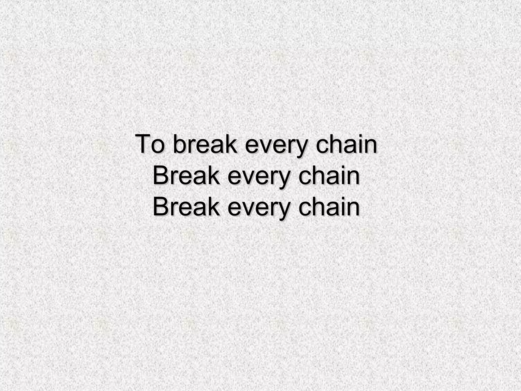 RISING FIRE ~ BREAK EVERY CHAIN | PPT