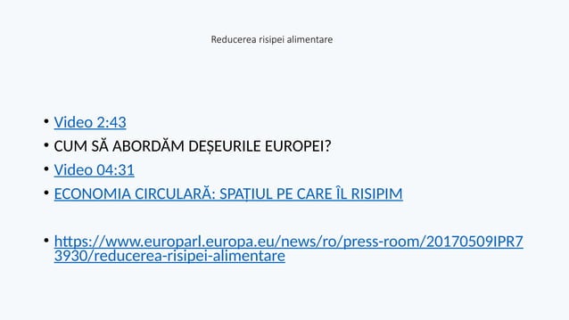 Risipa alimentara | PPTX