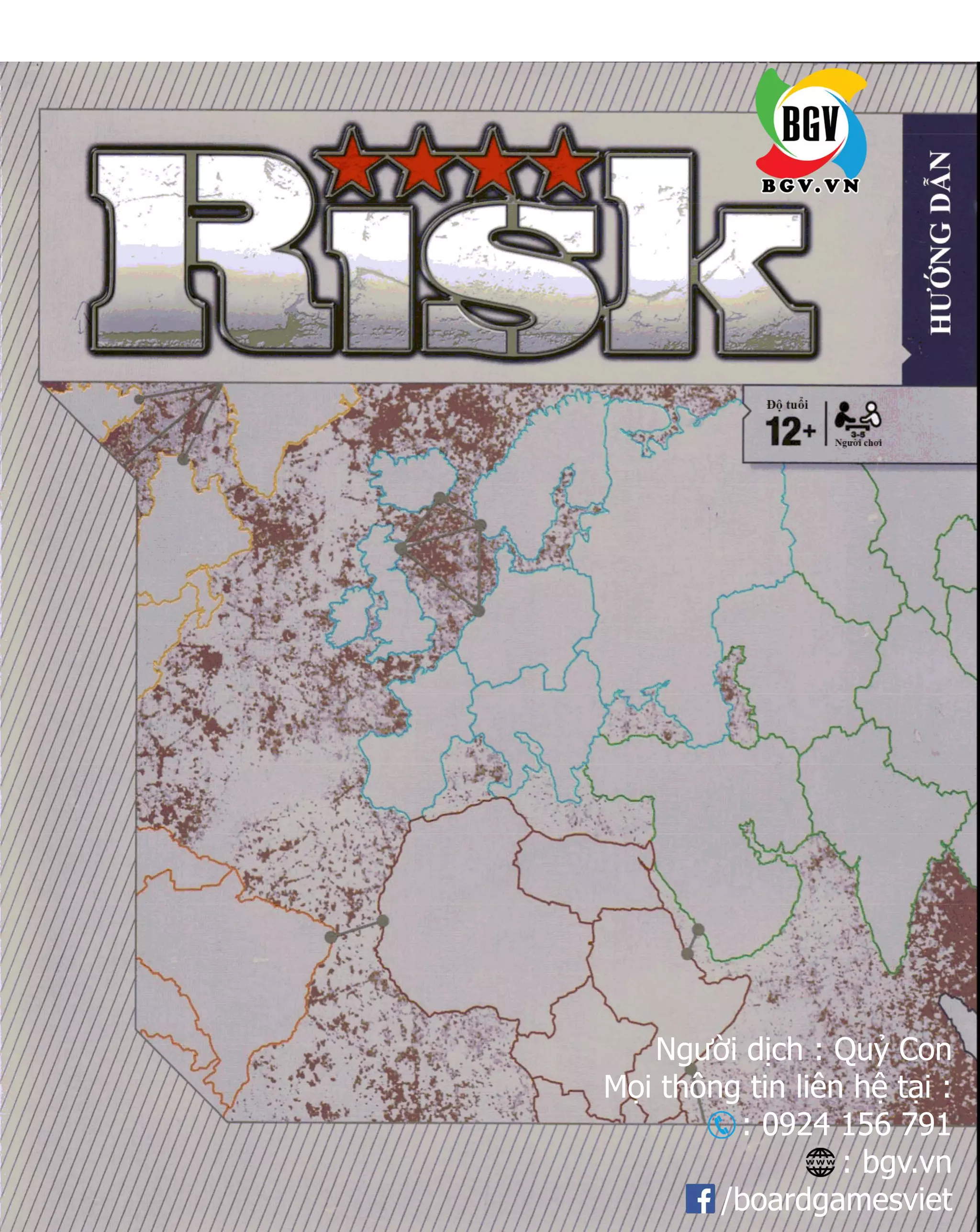 Luật chơi Risk (Revised Edition) Board game - Chiến Tranh Thế Giới | PDF