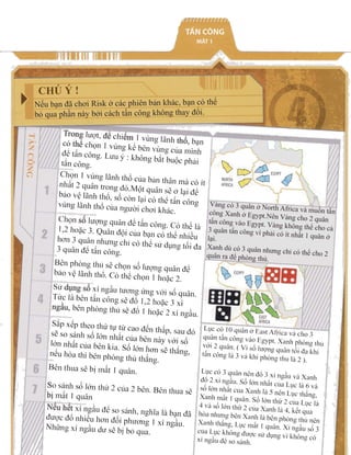 Luật chơi Risk (Revised Edition) Board game - Chiến Tranh Thế Giới | PDF