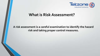 Risk Assessment more information to your upload | PPT
