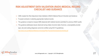 Presentation on How to Encounter CMS & HHS RADV Audits [CEU] | PPTX