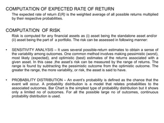 Risk And Return | PPT