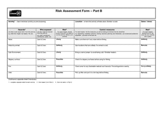 Risk assessment | DOCX