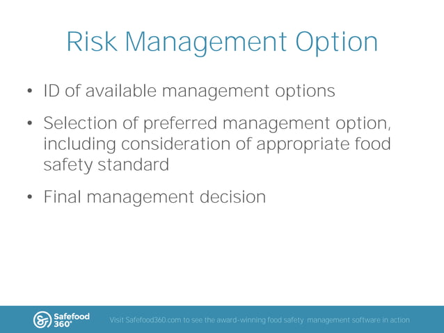 Food Safety Risk Analysis - Part 2 | PDF | Food Industry | Industries