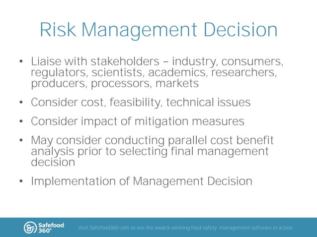 Food Safety Risk Analysis - Part 2 | PDF | Food Industry | Industries
