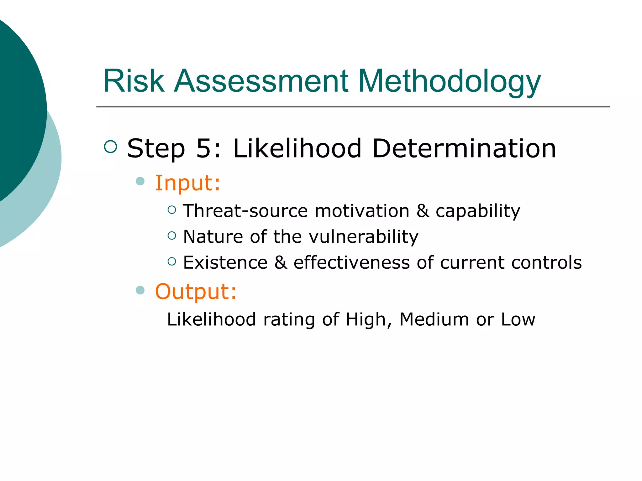 Risk Assessment Process NIST 800-30 | PPT