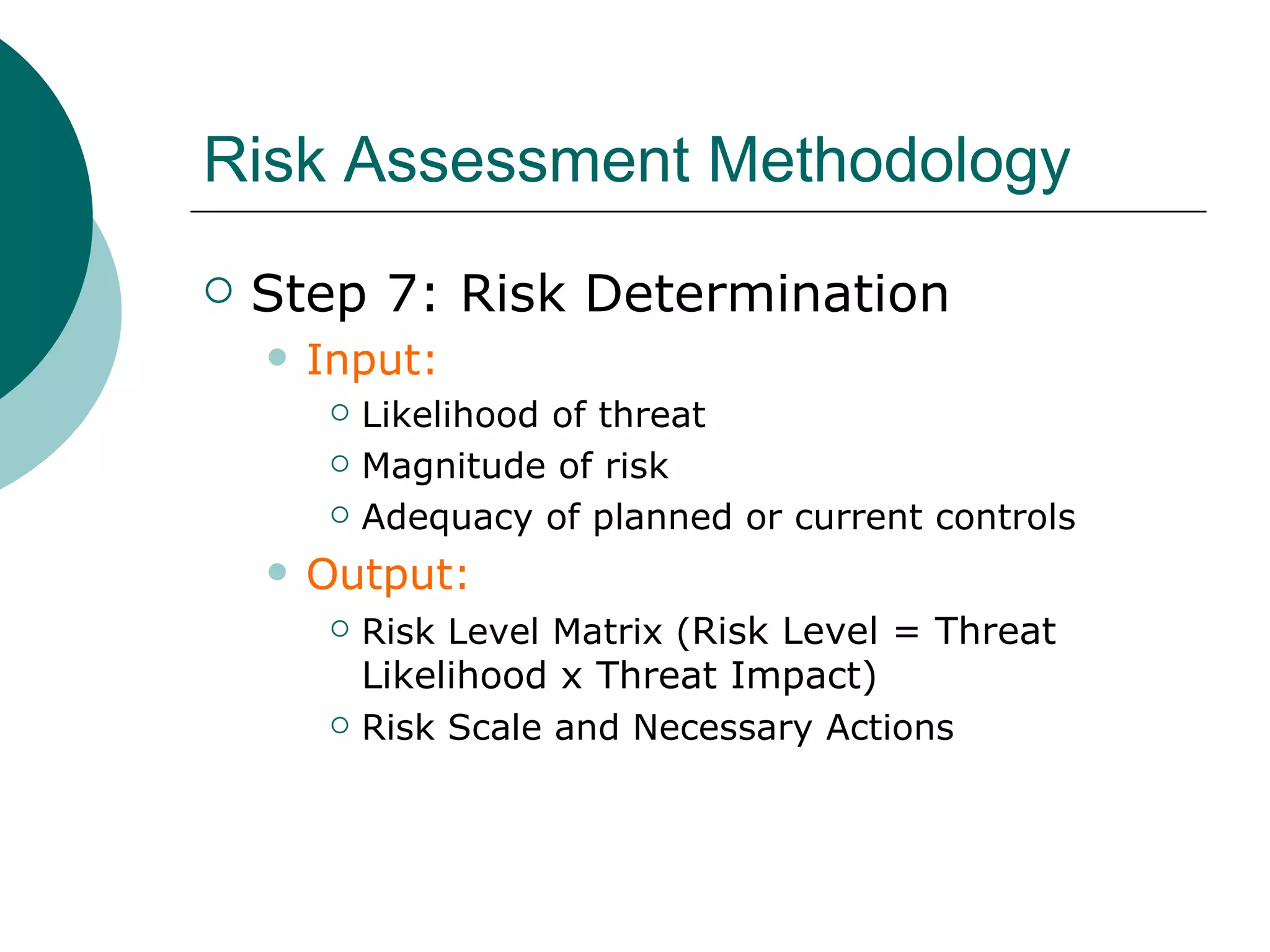 Risk Assessment Process NIST 800-30 | PPT