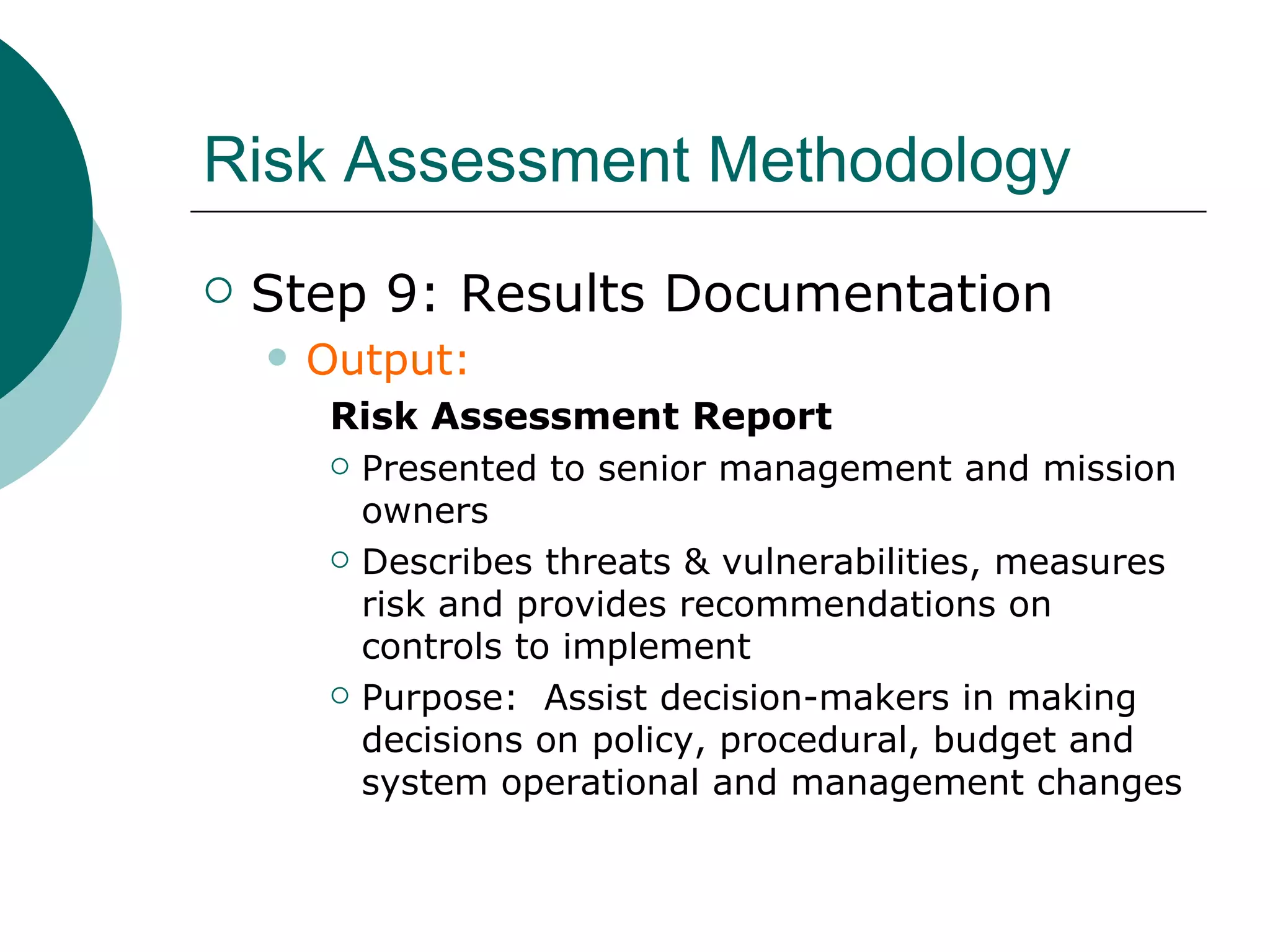 Risk Assessment Process NIST 800-30 | PPT