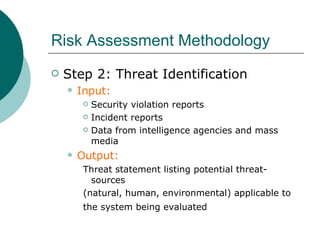 Risk Assessment Process NIST 800-30 | PPT