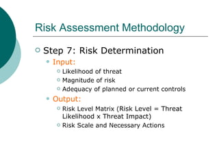 Risk Assessment Process NIST 800-30 | PPT