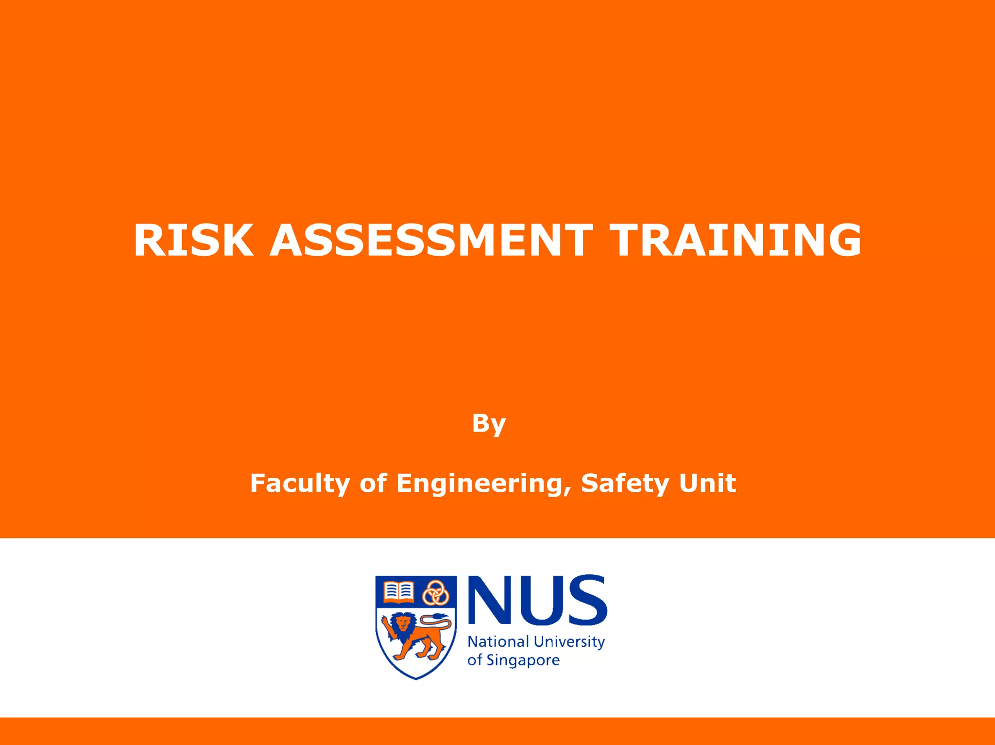 Risk assessment-training | PPT