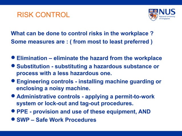 Risk assessment-training | PPT | First Aid | Injuries