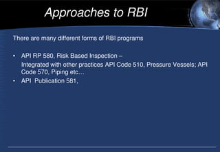 Risk-Based-Inspection-Program. For beginners | PDF