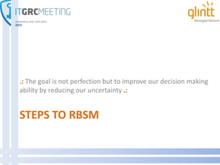 Risk Based Security Management | PPT