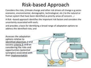 Risk-based adaptation, an introduction - Roger Street | PPTX ...