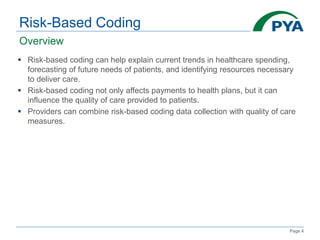 Risk-Based Coding and Reimbursement | PPTX