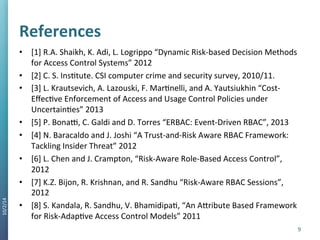 Risk based identity and access management | PPT