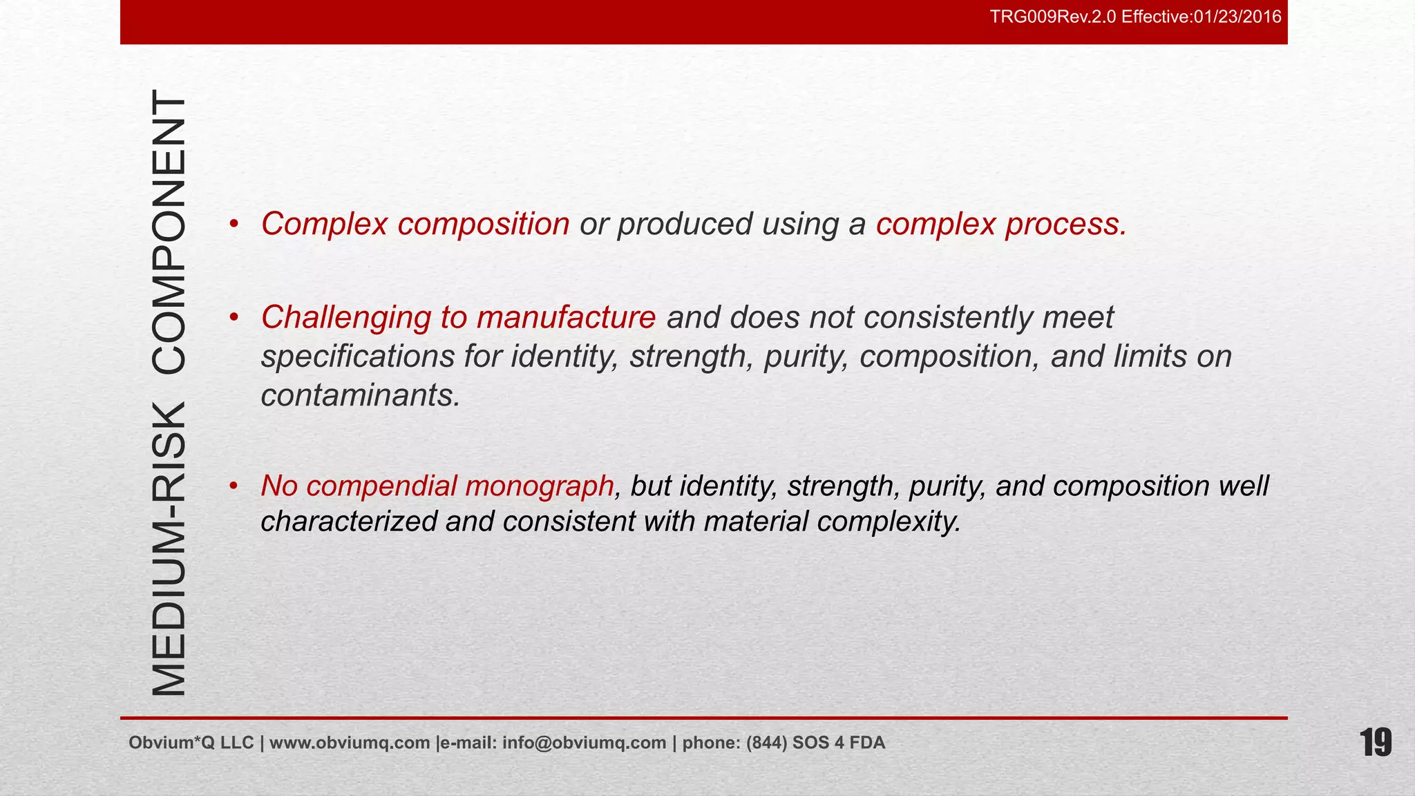Risk based supplier qualification program | PPT