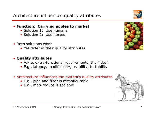 Risk Centric Architecture George Fairbanks | PPT