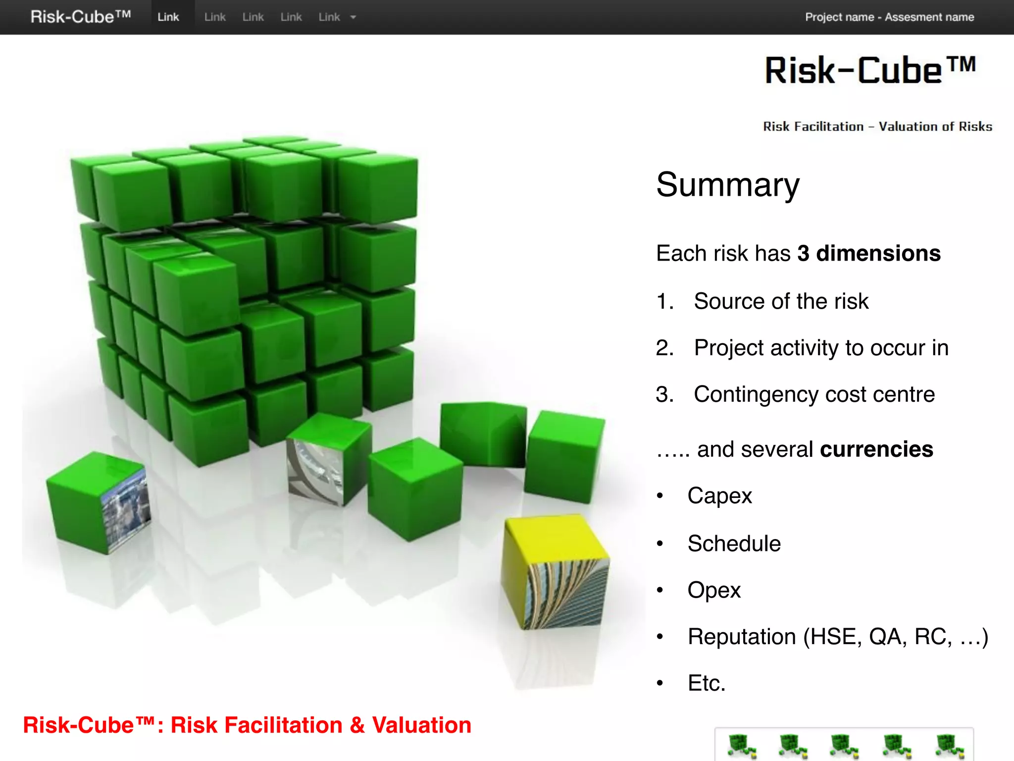 Risk-Cube Teaser Presentation | PDF