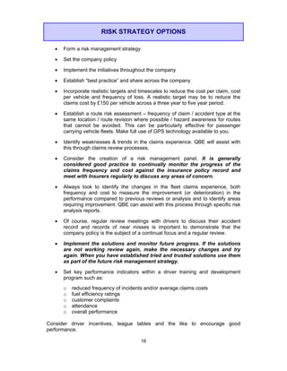 Risk Management For Motor Fleets | PDF