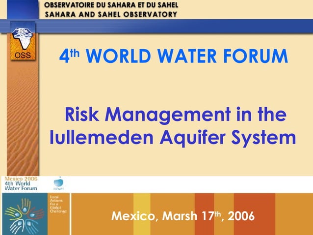 Risk Management in the Iullemeden Aquifer System - Abdel Kader Dodo ...