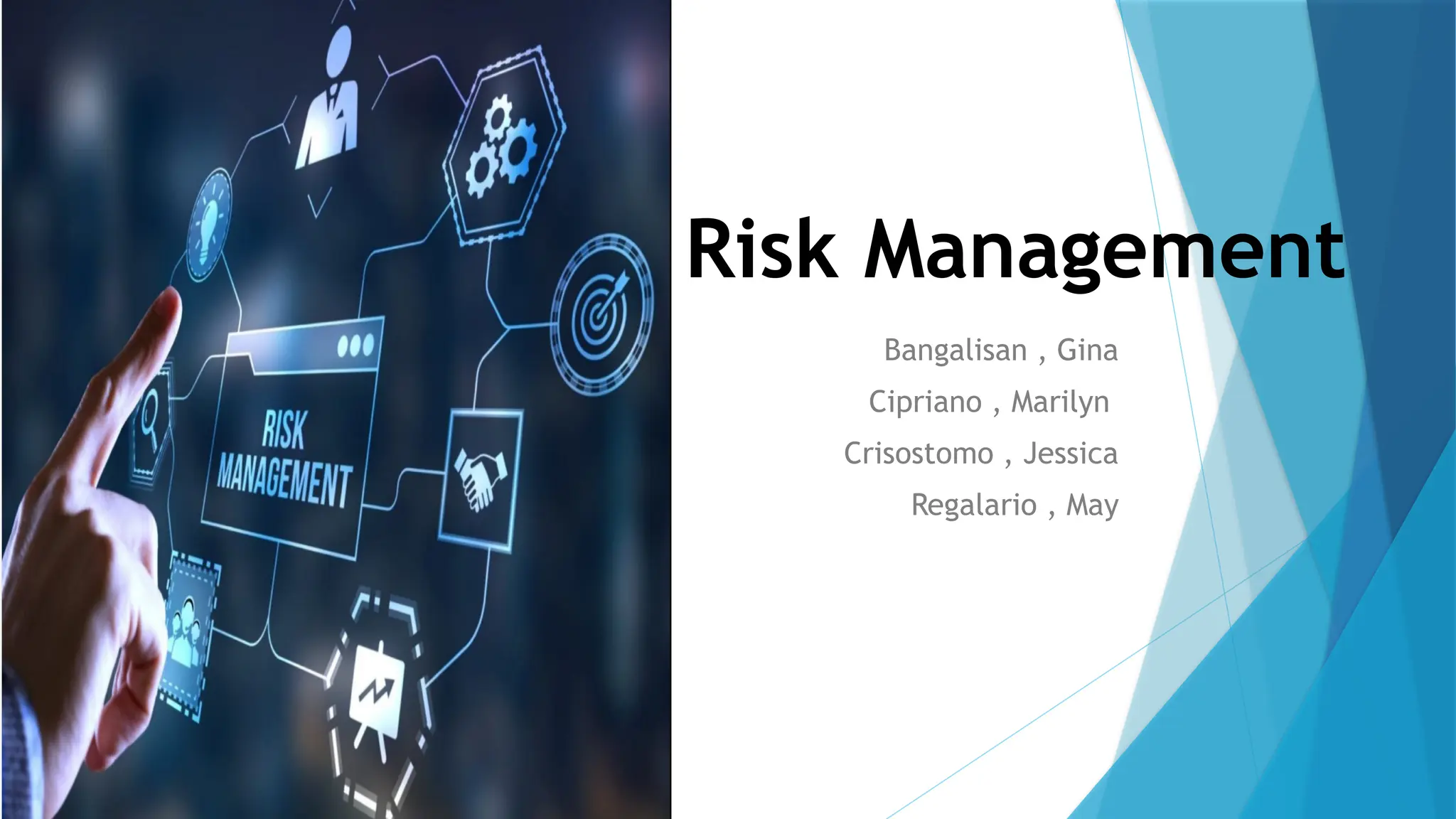 risk management presentation risk management presentation risk ...