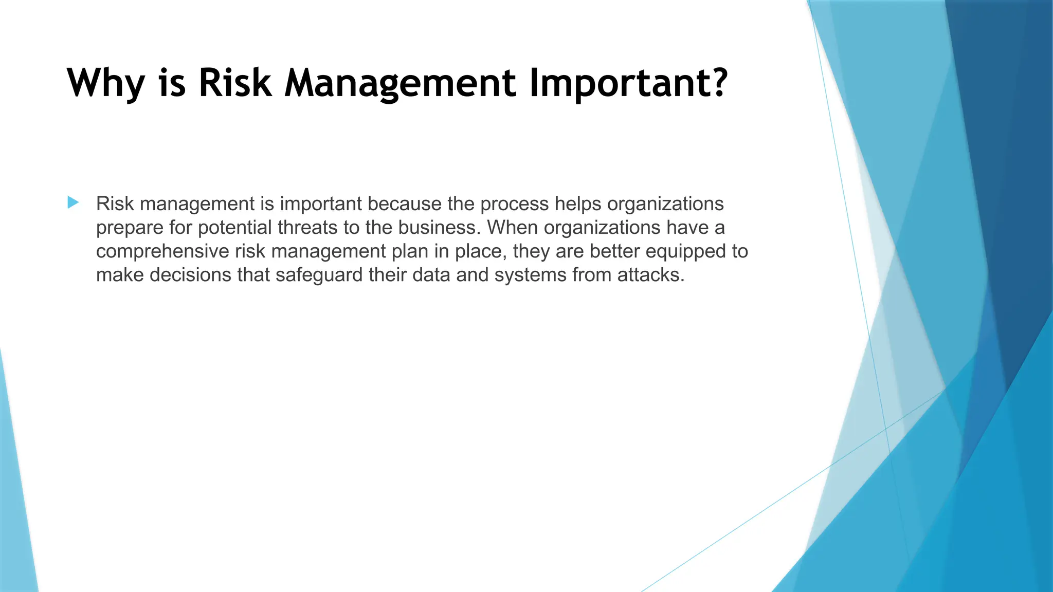 risk management presentation risk management presentation risk management presentation | PPTX