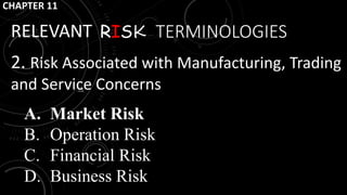 Financial management, Risk Management for bsba | PPTX