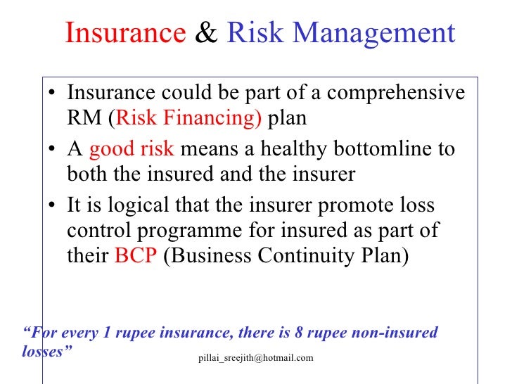 Risk Management A Balancing Act