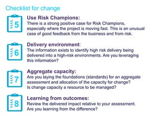 Risk Managing Change | PPT