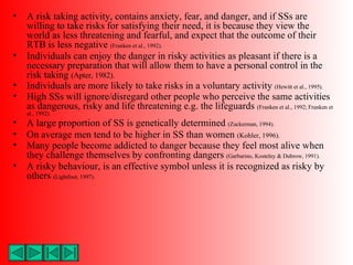Risk Taking Behaviour as a Cause of Drowning | PPS