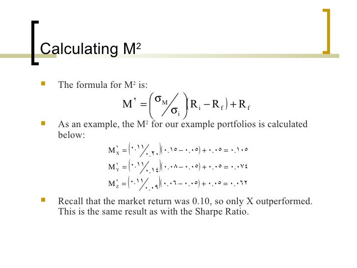 Risk adjusted performance