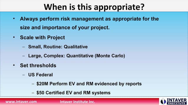 Project Risk Analysis Creating And Managing Risk Adjusted Project