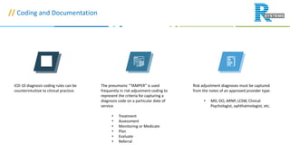Risk adjustment coding | PPTX
