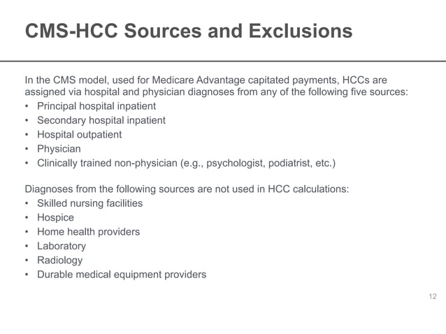 Risk adjustment documentation and coding overview | PDF | Health ...