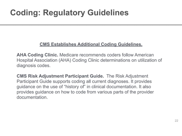 Risk adjustment documentation and coding overview | PDF | Health ...