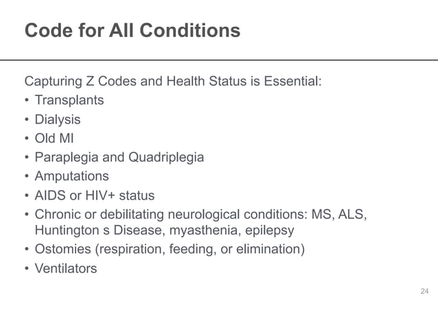 Risk adjustment documentation and coding overview | PDF | Health ...