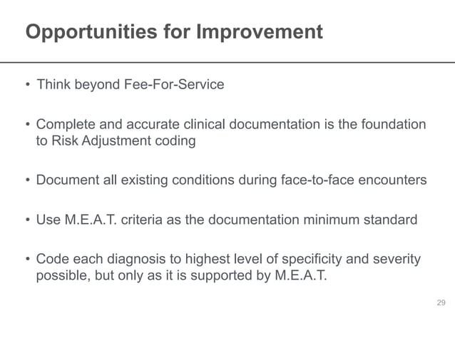 Risk adjustment documentation and coding overview | PDF | Health ...