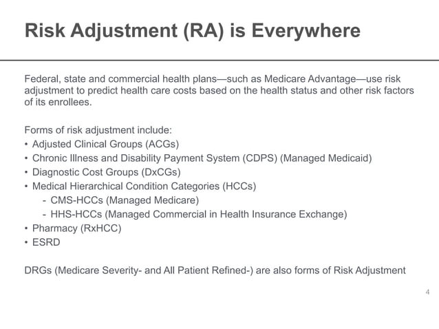 Risk adjustment documentation and coding overview | PDF | Health ...