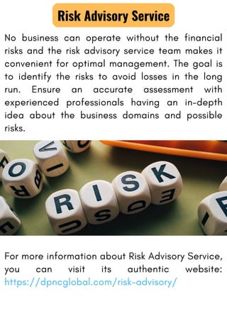 Risk Advisory Service | PDF | Business | Business and Finance