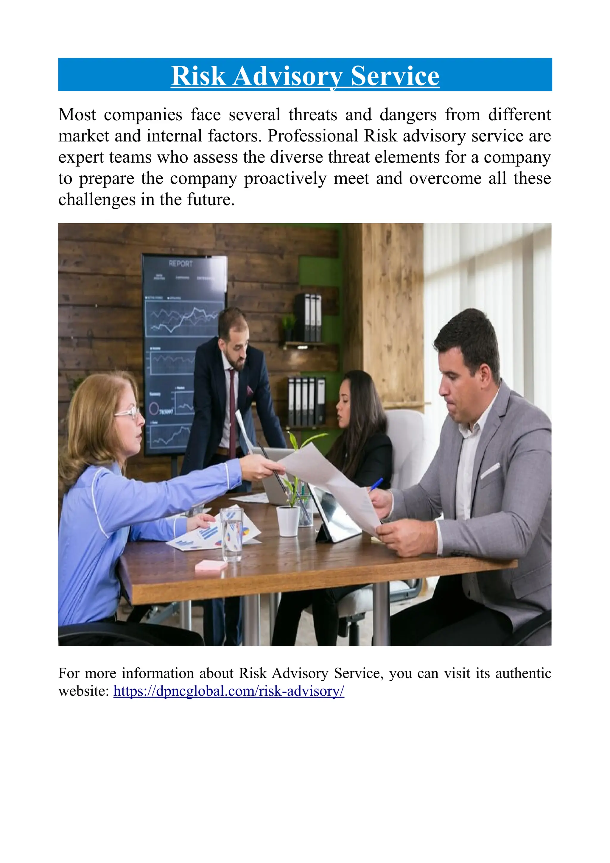 More information about Risk Advisory Service | PDF | Free Download